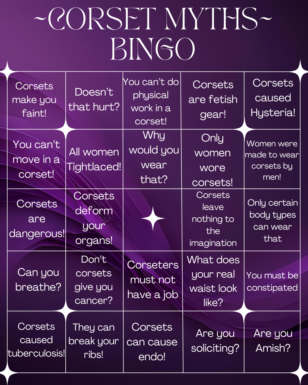 Corset Word Search Puzzles – Lucy's Corsetry